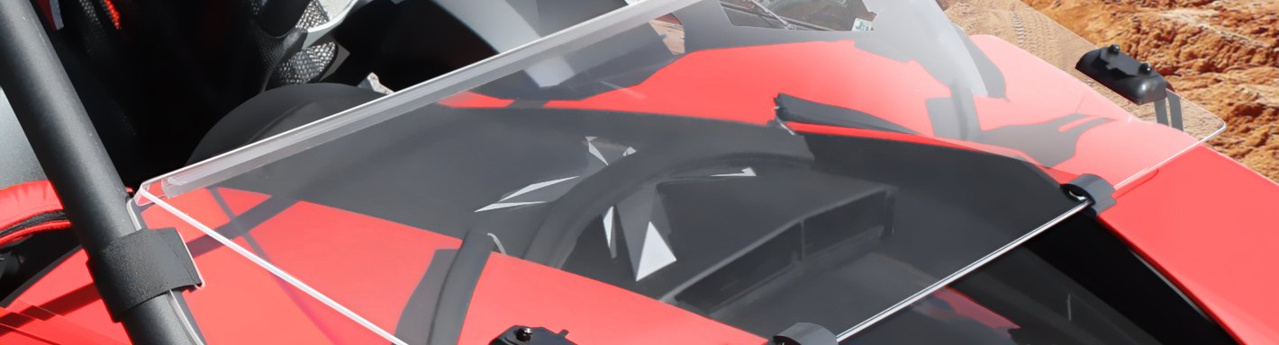 UTV Windshields & Windscreens | Polycarbonate, Rear, Front, Folding ...