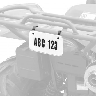 ATV License Plates & Accessories | Number Plates, Holders, Tag Brackets ...