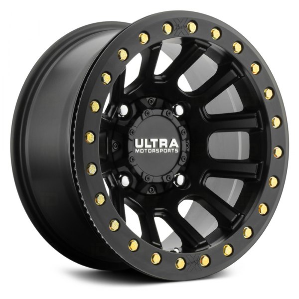Ultra Motorsports Wheels® 117-5157SB19R - 117SB UTV Offroad Satin Black ...